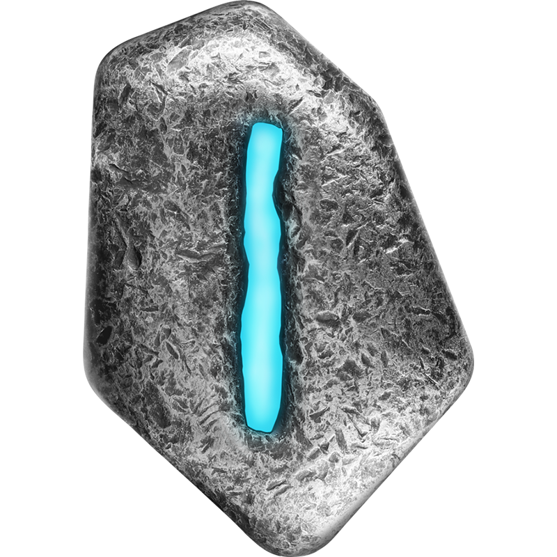 Germania Mint Isaz 1 oz Silver 999.9 Cast Rune – 2025