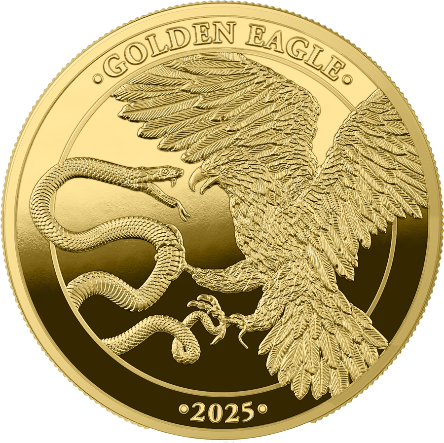 2025 Malta Golden Eagle 100 Euro 1 oz Gold Proof Coin